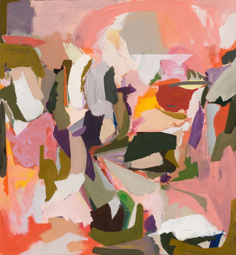 Lola Montejo - Dream Hill abstract oil on canvas painting 2022 For Sale ...