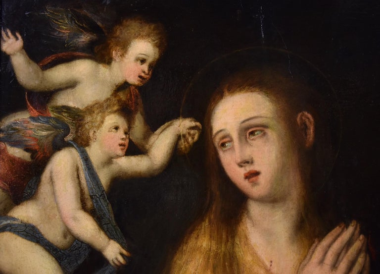 Magdalene Angels Lombard School 16/17th Century Paint Oil on canvas Old ...