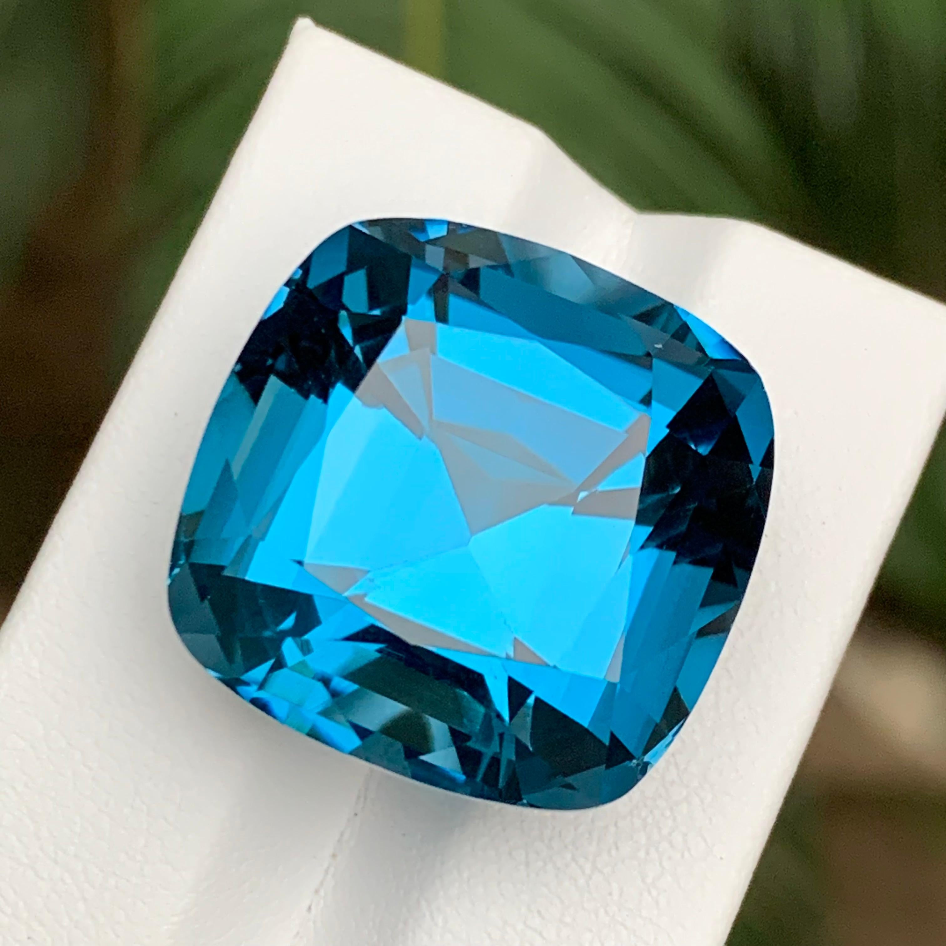 London Blue Natural Topaz Necklace Pendant, Bracelet Loose Gemstone 62. ...
