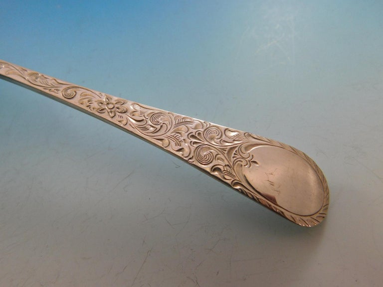 London Engraved by Birks Sterling Silver Flatware Set Service 170 ...