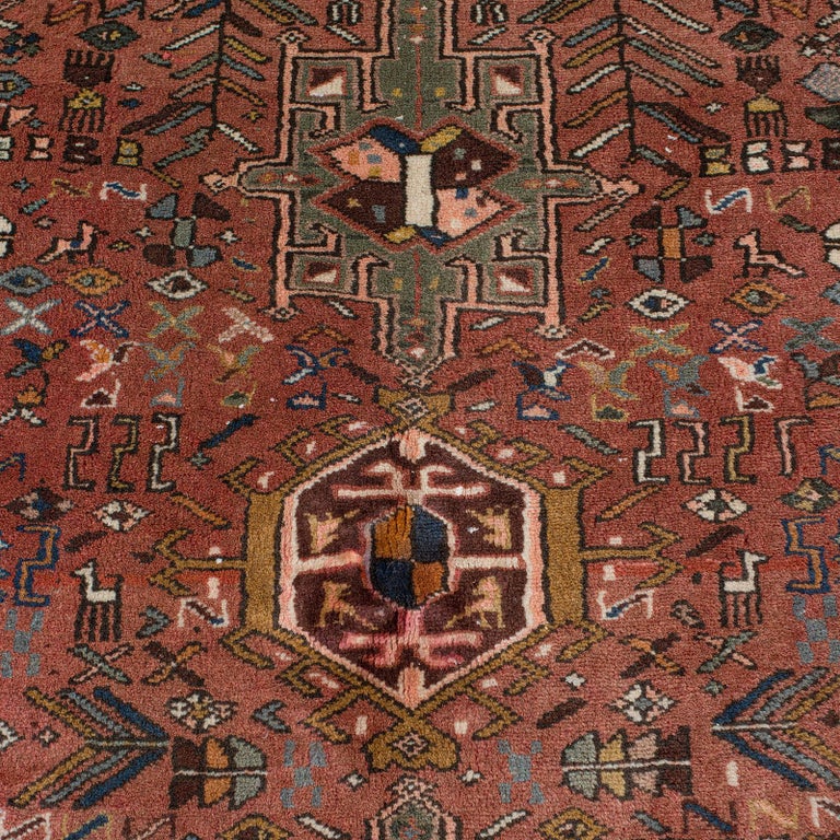 Long Vintage Karajar Runner, Persian, Entrance Hall, Carpet, Circa 1930 ...