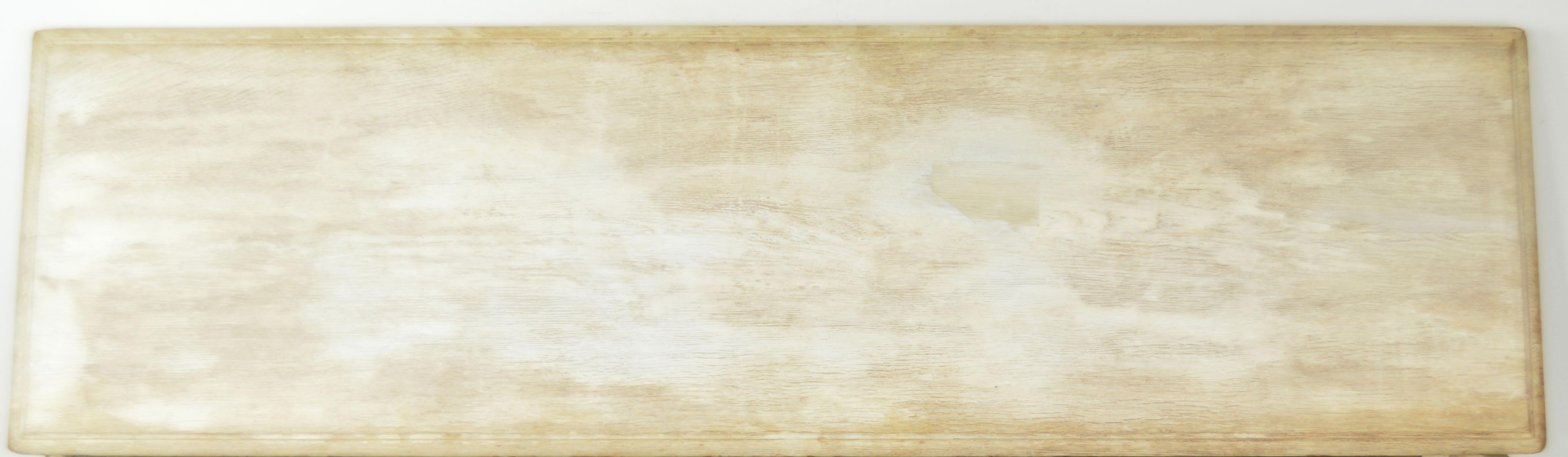 Long Antique Bleached Oak Serving Table at 1stDibs