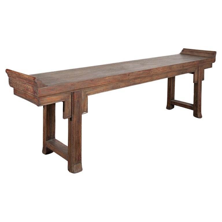 Long Antique Chinese Console Table Alter Table, circa 1780-1800 For ...