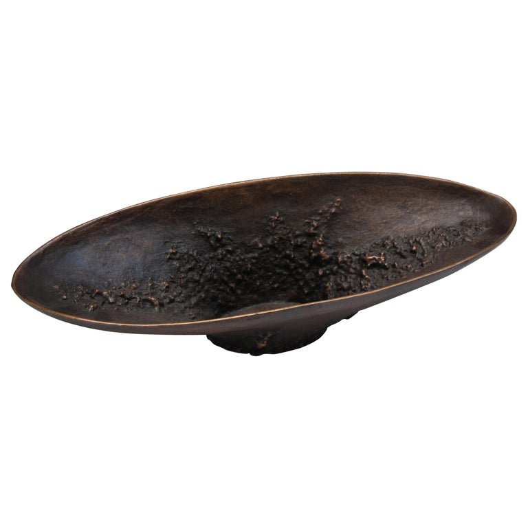 Long Bowl in Dark Bronze by FAKASAKA Design at 1stDibs