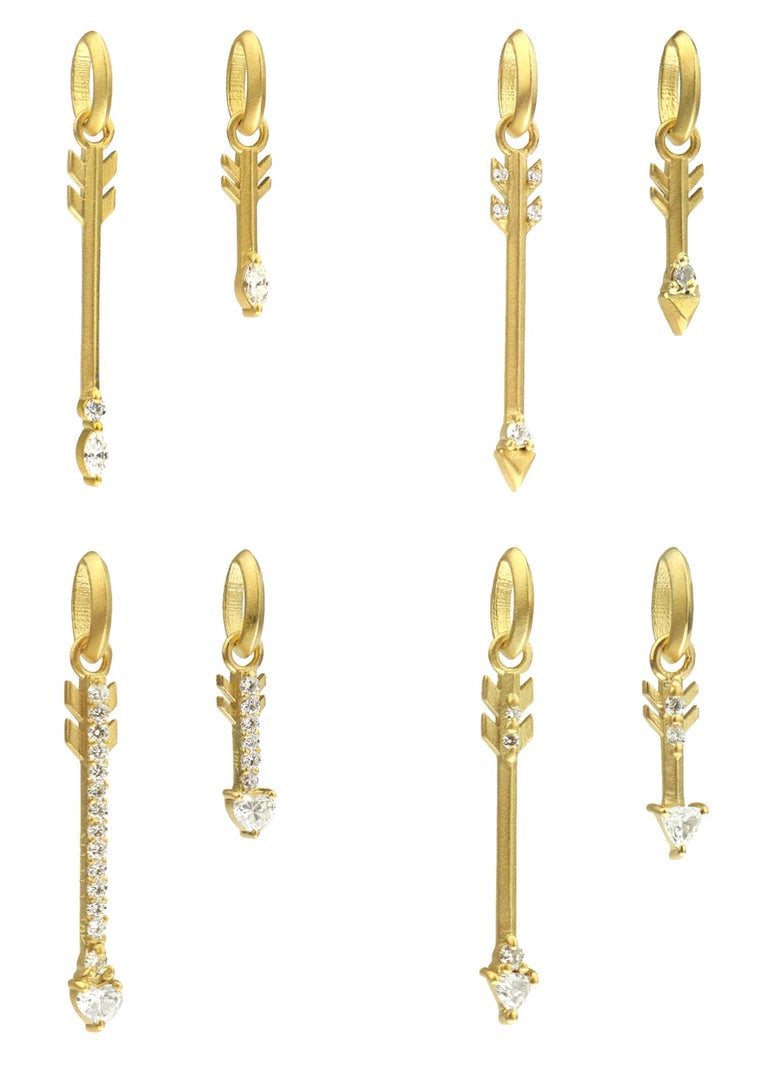 Long Heart Direction Emblem Charm For Sale at 1stDibs