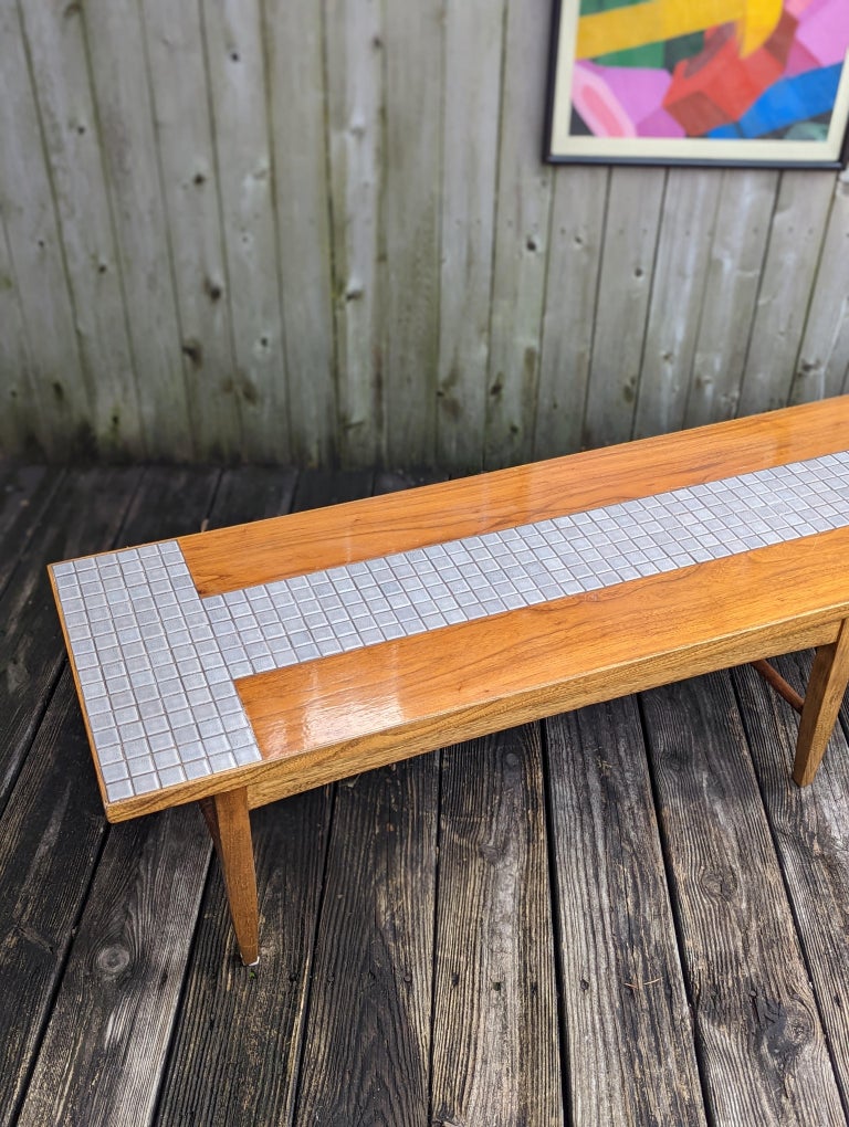 Long Mid-Century Modern Coffee / Cocktail Table by Lane Furniture For ...