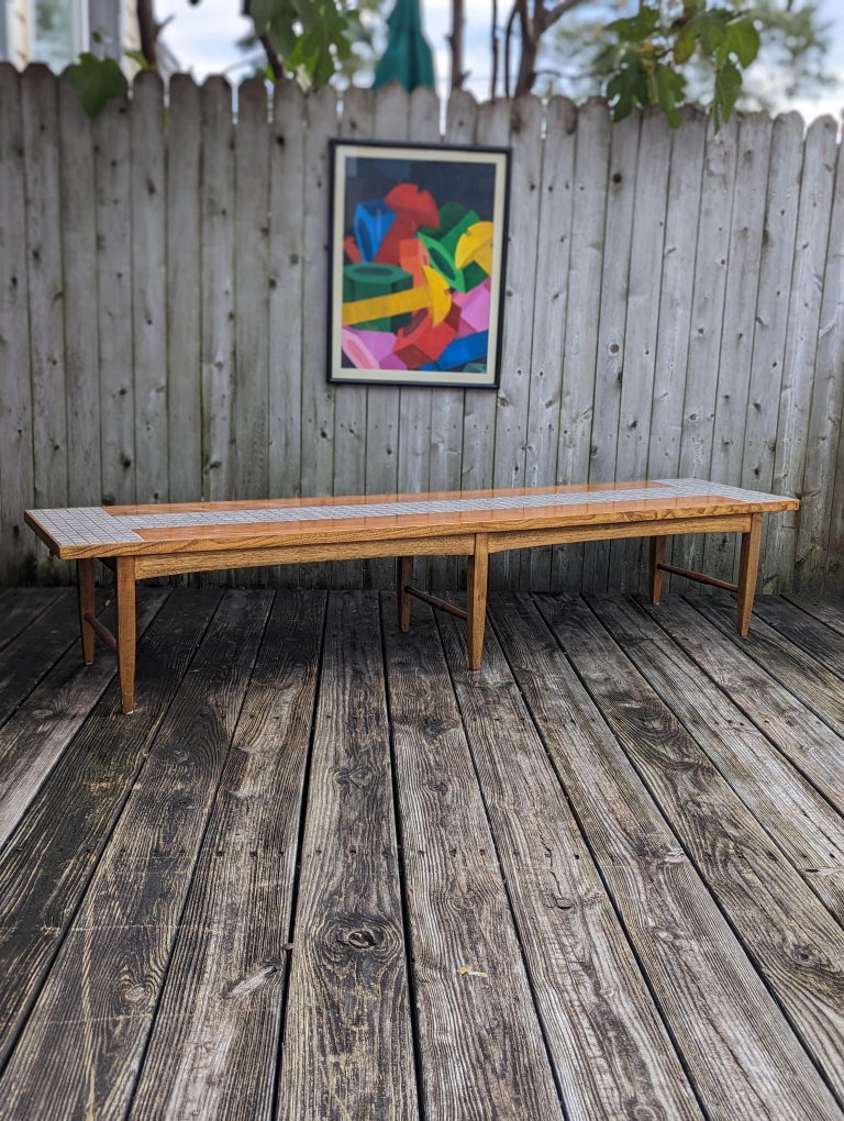 Long Mid-Century Modern Coffee / Cocktail Table by Lane Furniture For ...