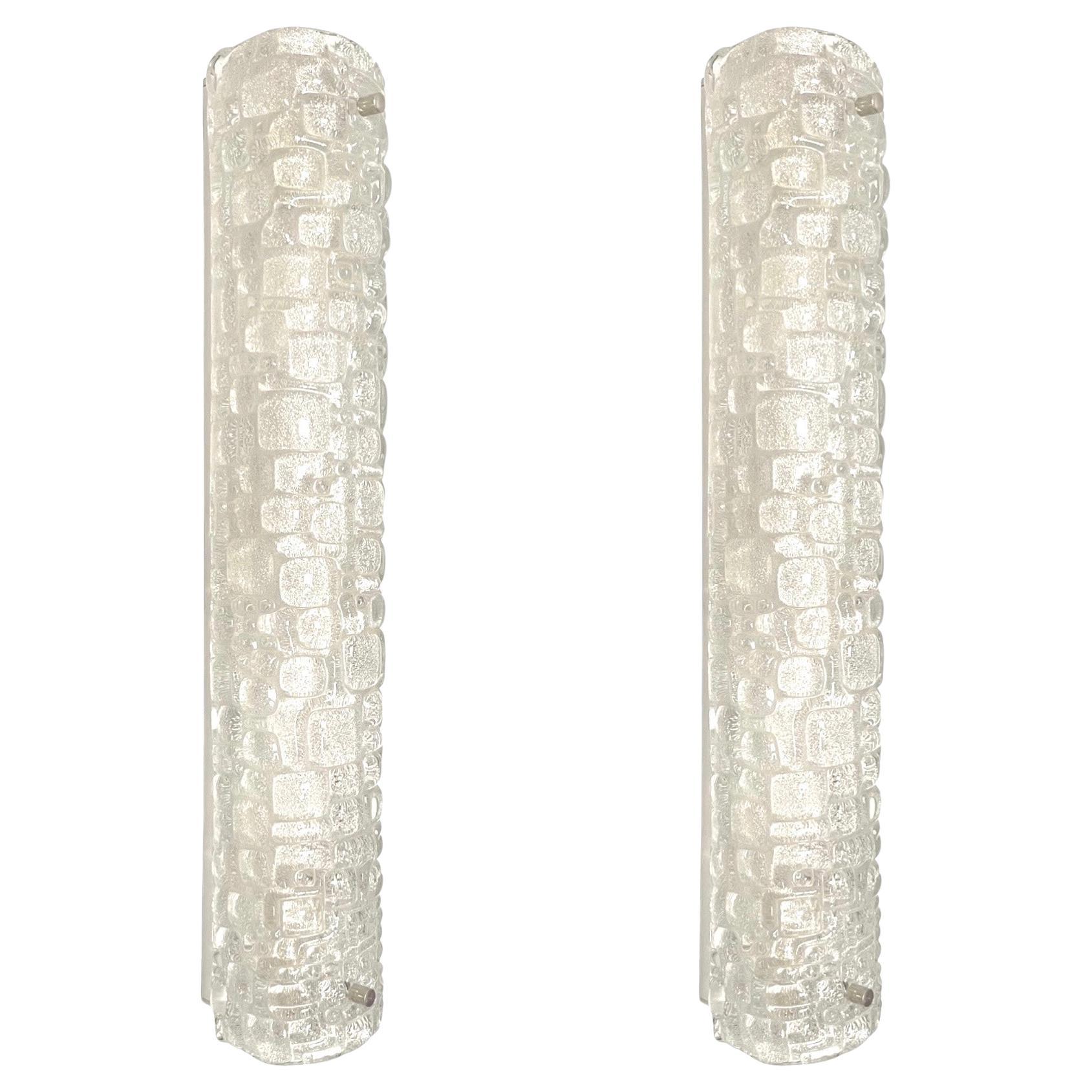 Ice Cube Glass Mirror Sconce by Hoffmeister Leuchten, Mid-Century ...