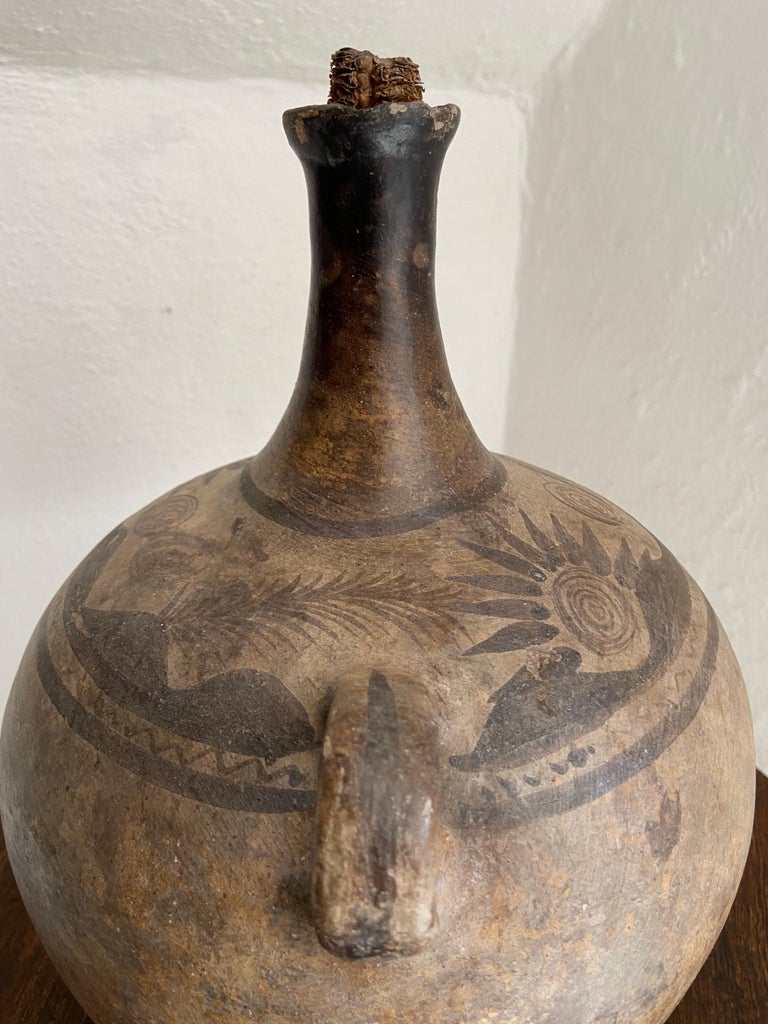 Long Necked Water Jug from Mexico's Huasteca Region, Circa 1970's at ...