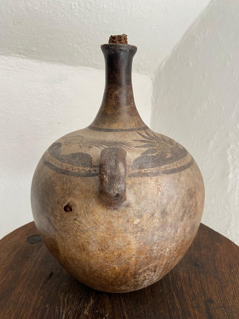 Long Necked Water Jug from Mexico's Huasteca Region, Circa 1970's at ...