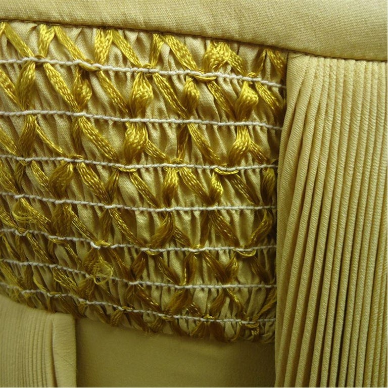 Byblos Long origami dress size 42 For Sale at 1stDibs