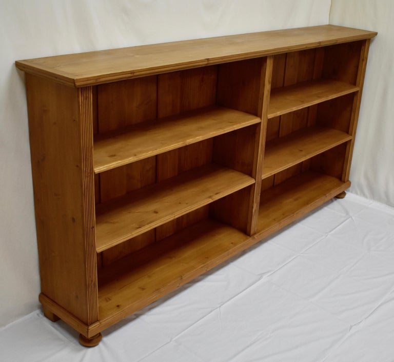 Long Pine Double Bookcase at 1stDibs