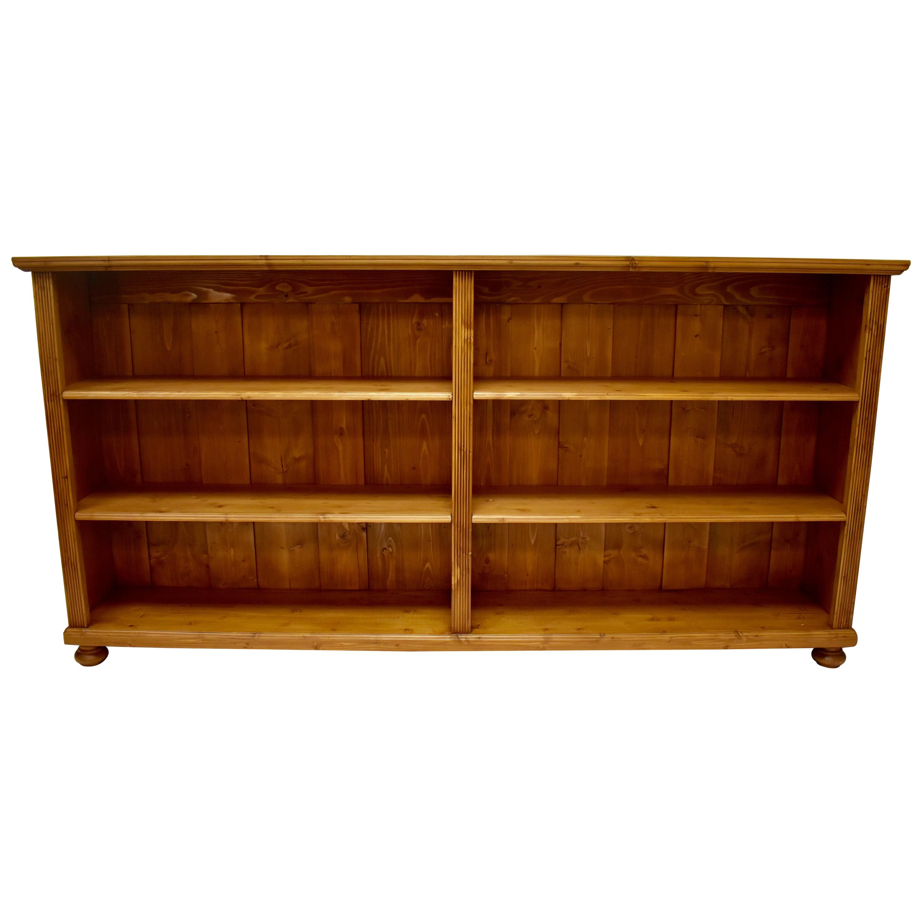 Long Pine Double Bookcase at 1stDibs