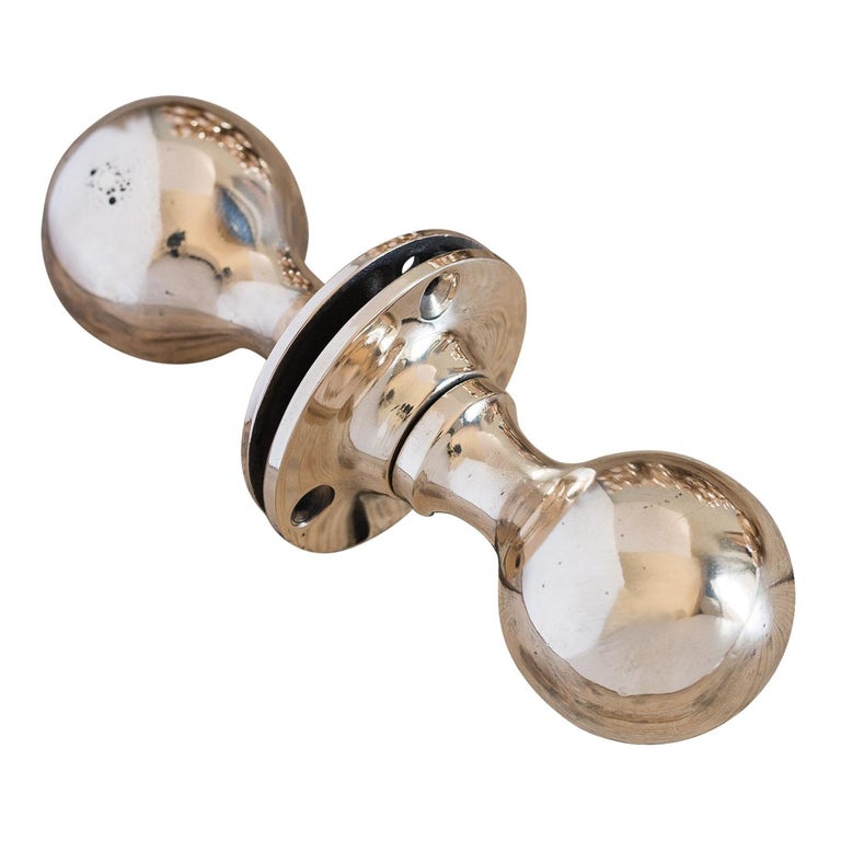 Long Run of Large Antique Bronze Spherical Door Knobs at 1stDibs