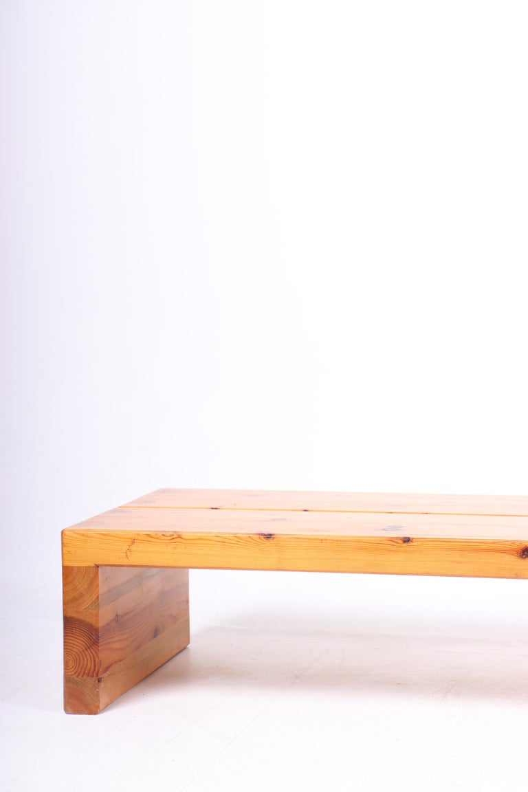 Long Scandinavian Bench in Solid Pine by Sven Larsson, 1970s For Sale ...