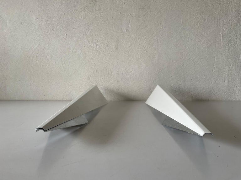 Long Triangle Shaped Pair of Sconces by KW, 1980s Germany For Sale at ...