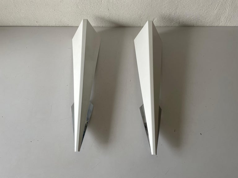 Long Triangle Shaped Pair of Sconces by KW, 1980s Germany For Sale at ...