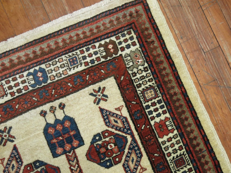Long Tribal Persian Antique Serab Runner For Sale at 1stDibs