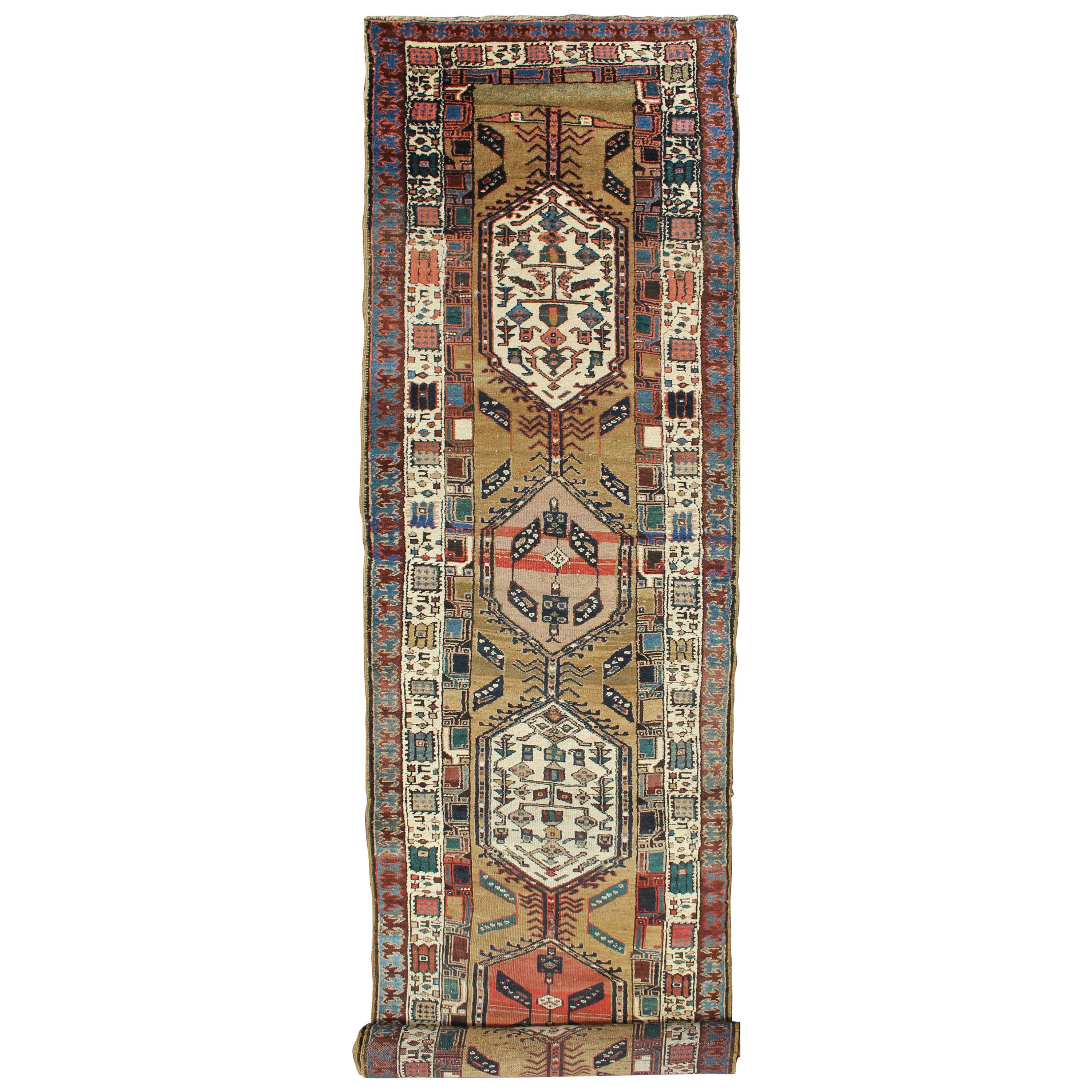 Long Antique Persian Runner For Sale at 1stDibs