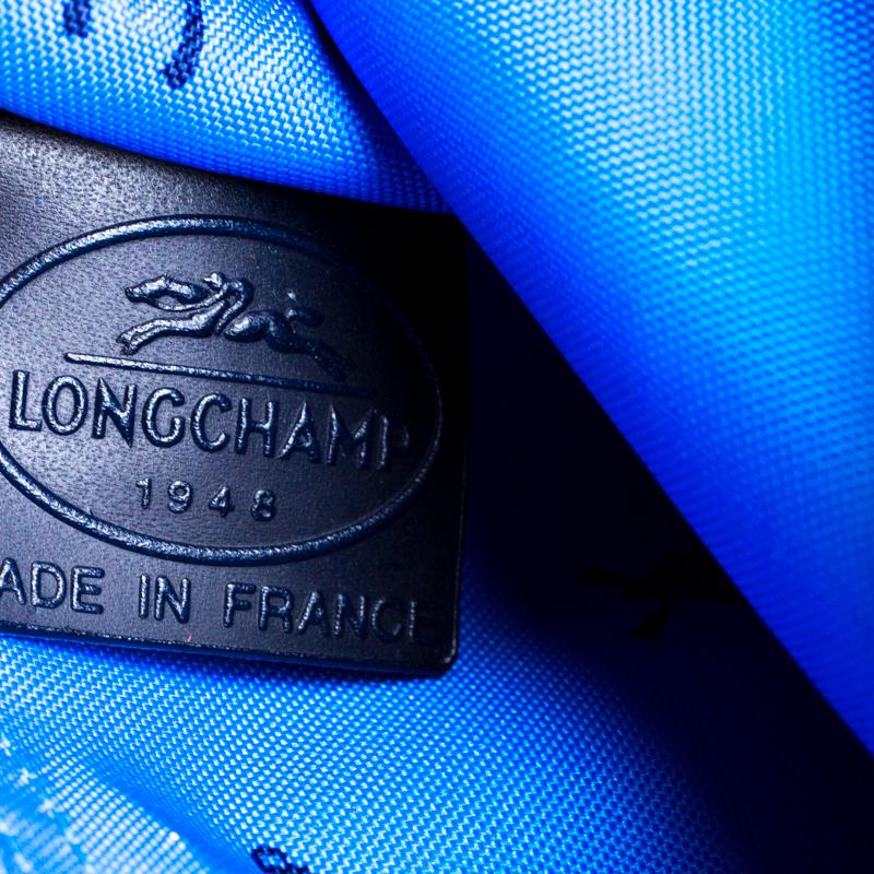 Longchamp Blue Leather Quadri Crossbody Bag For Sale at 1stDibs ...