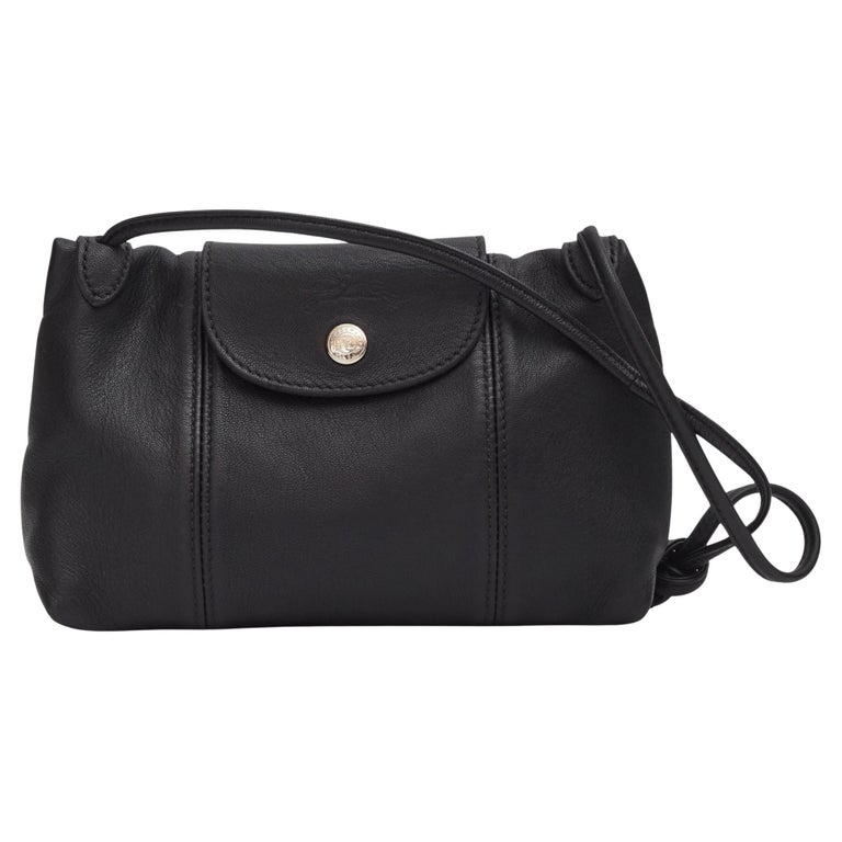 Longchamp Le Pliage Cuir Crossbody Bag For Sale at 1stDibs