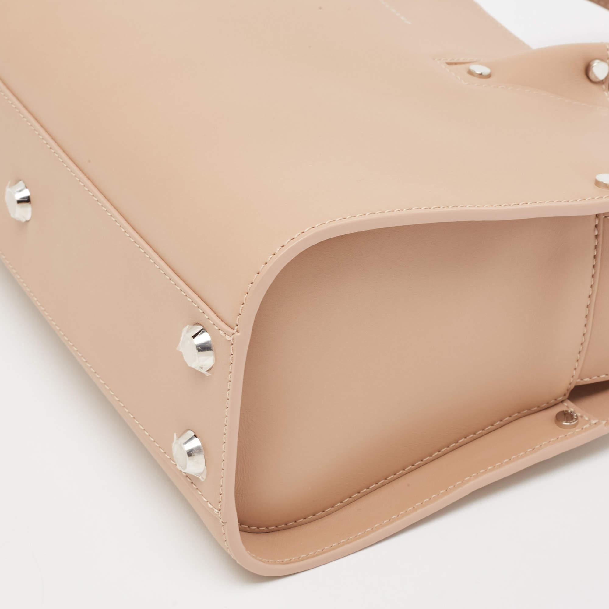 Longchamp Light Pink Leather Paris Premiere Tote For Sale at 1stDibs