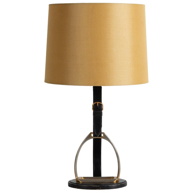 Longchamp, Table Lamp with Stirrup Motif, France, Mid-20th Century at ...