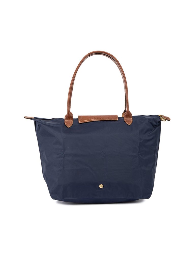 Longchamp Women's Navy Le Pliage Original Large Nylon Tote Bag For Sale ...
