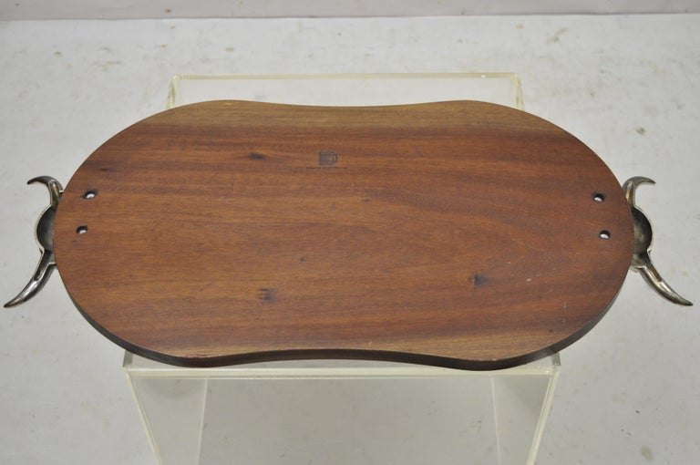 Longhorn Bull Wooden Cutting Board Cast Aluminum Cattle Ranch, Made in ...