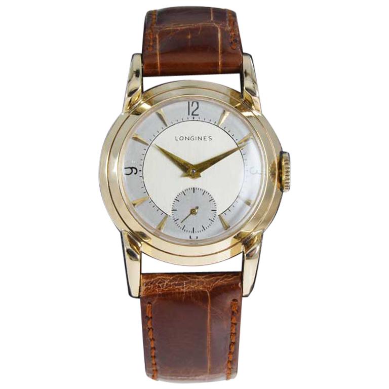 Longines Stainless Steel Greenlander British Military Wristwatch circa ...