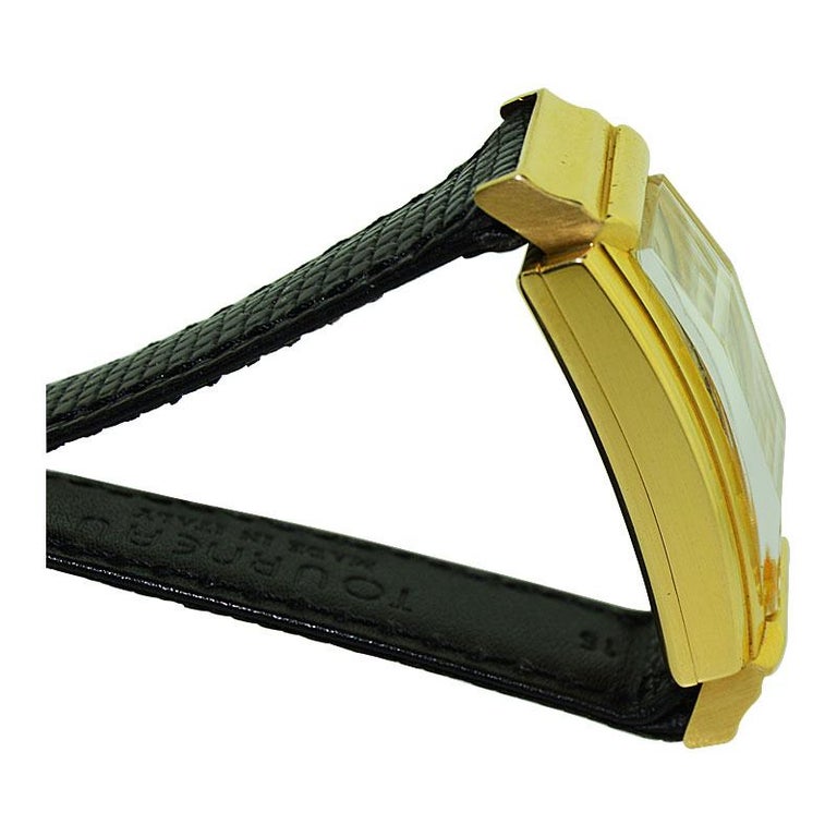 Longines 14 Karat Yellow Gold Art Deco Tank Style Watch with Original ...