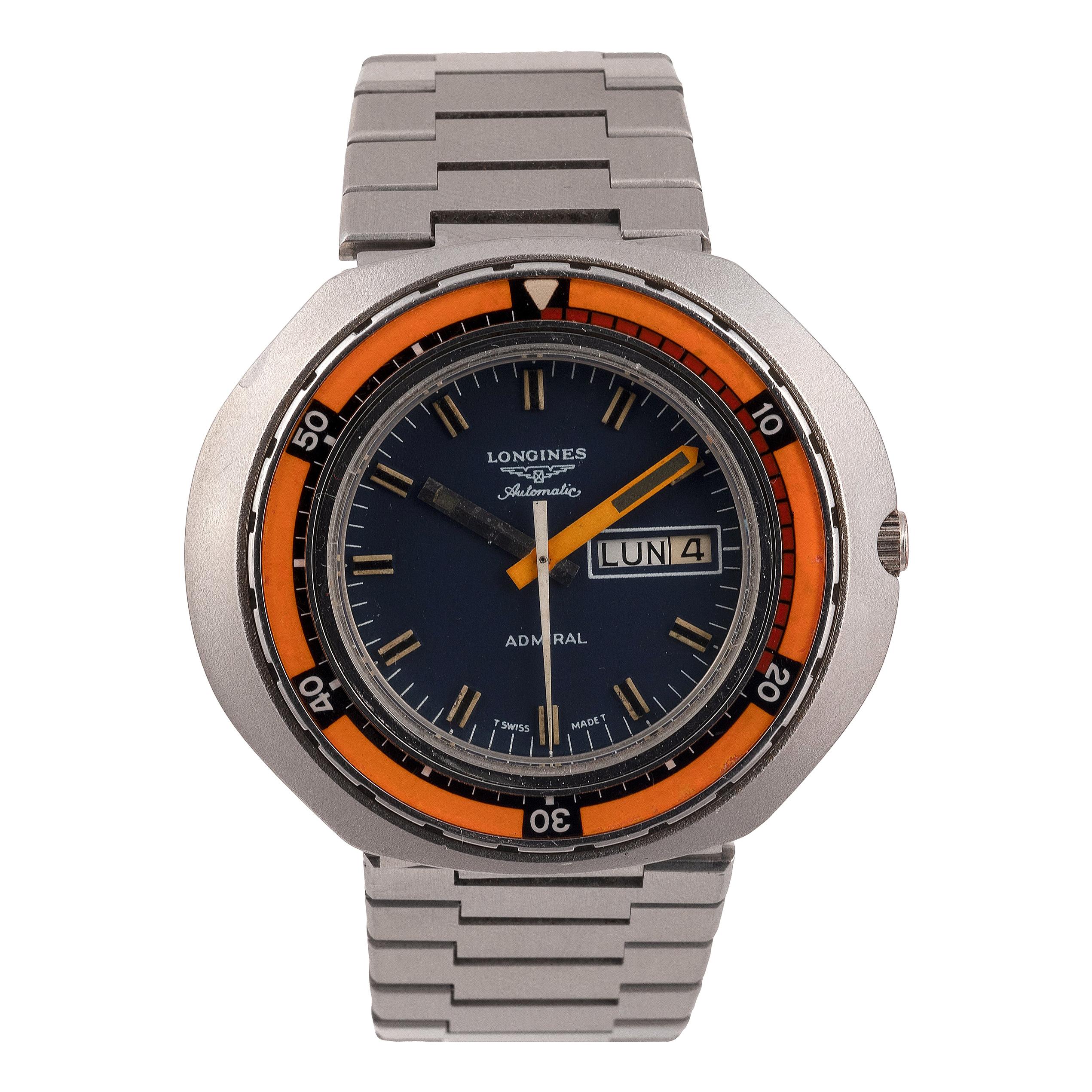 Longines Stainless Steel Ultra Quartz Wristwatch at 1stDibs