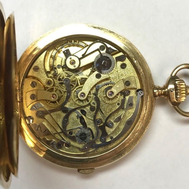 Longines Antique 18 Karat Yellow Gold Chronometer Pocket Watch, circa ...