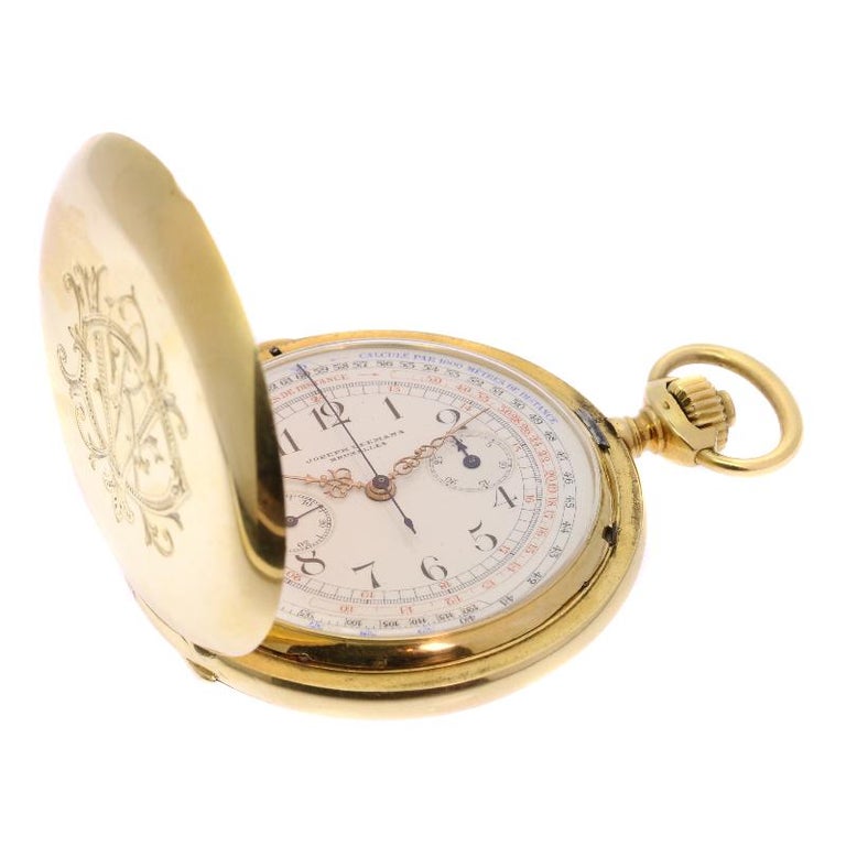 Longines Antique 18 Karat Yellow Gold Chronometer Pocket Watch, circa ...