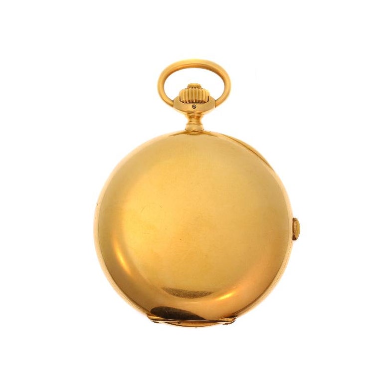 Longines Antique 18 Karat Yellow Gold Chronometer Pocket Watch, circa ...