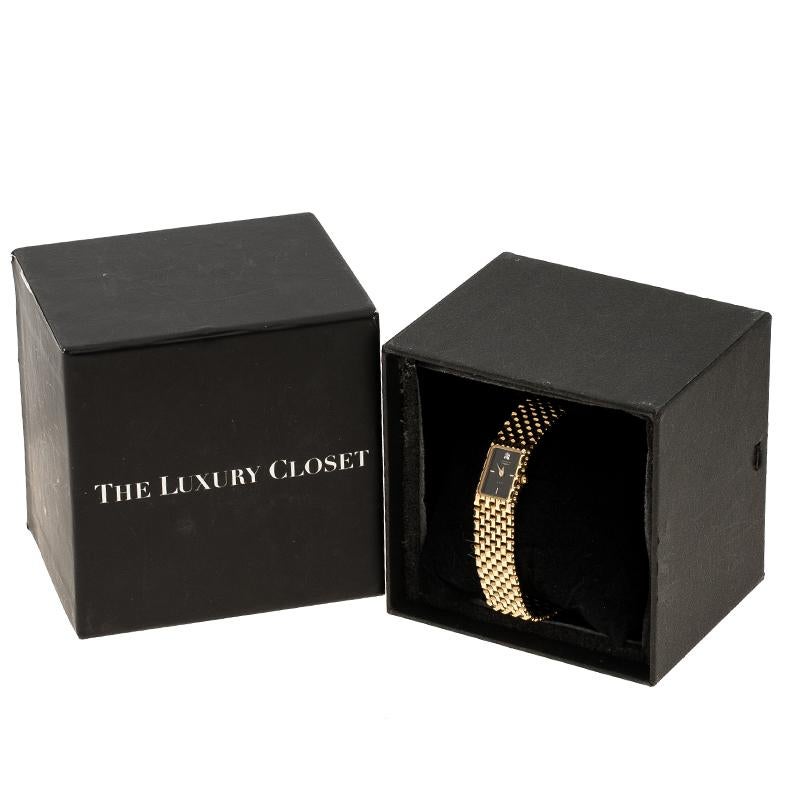 Longines Black Gold Plated Vintage QWR HT 1964-0961 Women's Wristwatch ...