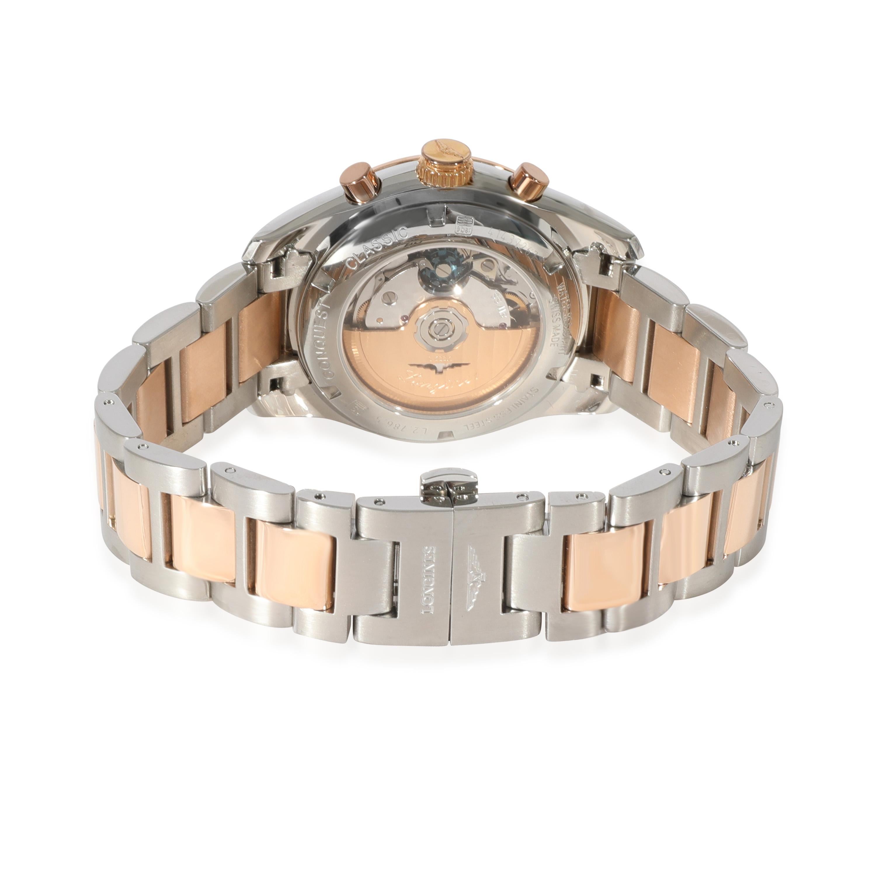 Longines Conquest Classic Chrono L2.786.5.56.7 Men's Watch in 18kt Rose ...