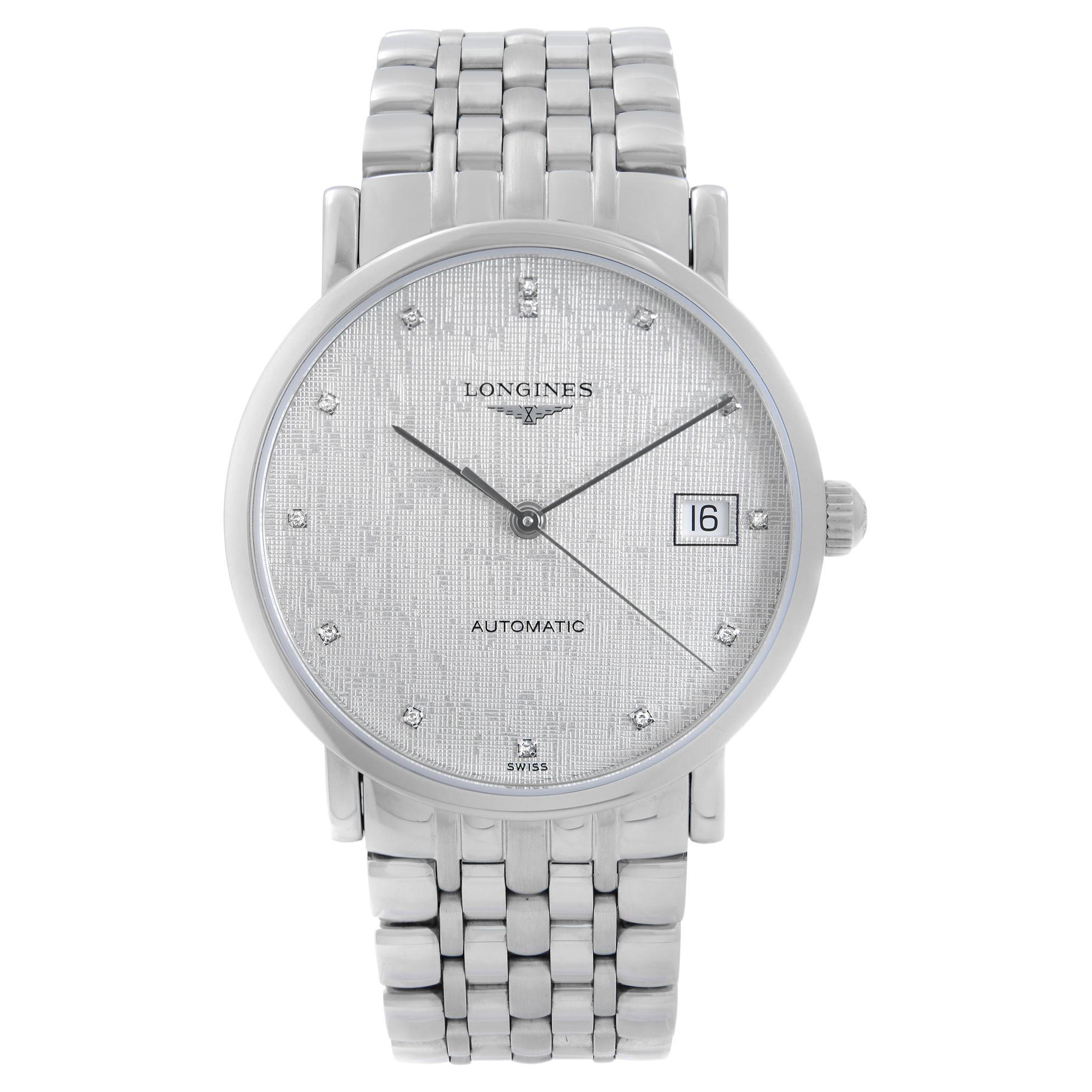 Vintage Longines Stainless Steel Watch, 1950 For Sale at 1stDibs