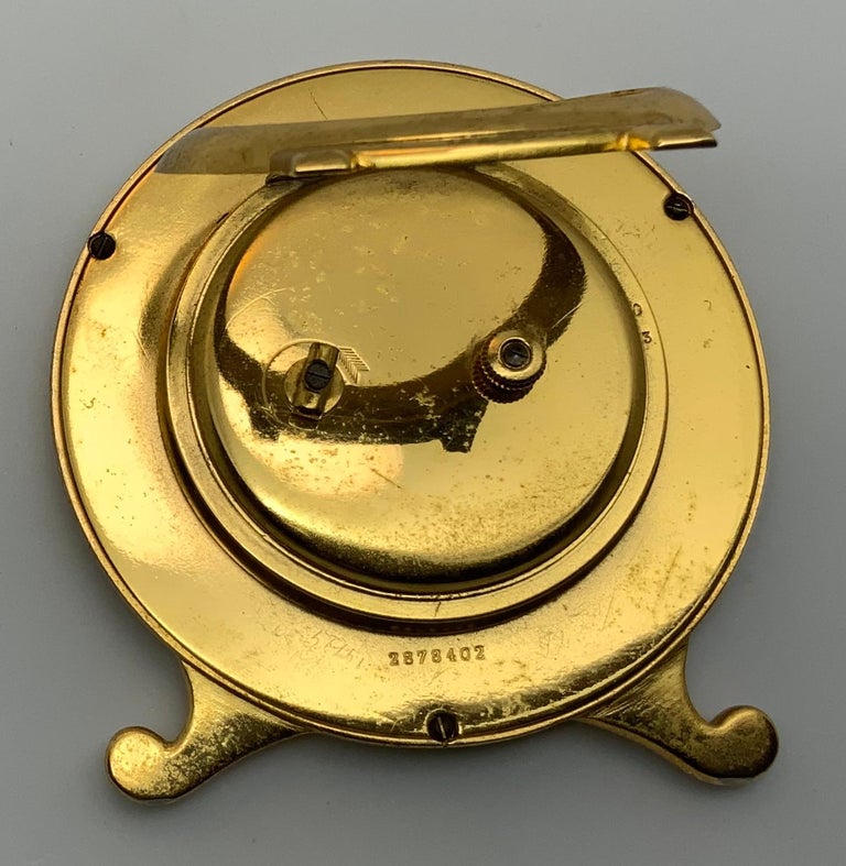 Longines Gold-Plated Brass Desk Clock For Sale at 1stDibs | longines ...