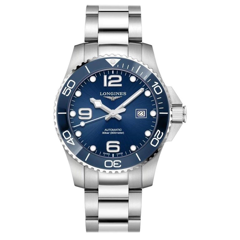Longines HydroConquest Ceramic Bezel Automatic Diving Watch 37824966 ...