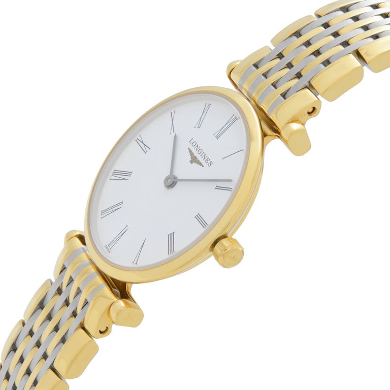 Longines La Grande Classique Steel Gold White Dial Mens Quartz Watch ...