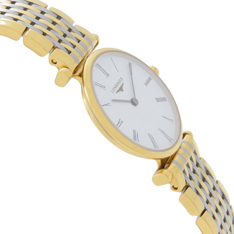 Longines La Grande Classique Steel Gold White Dial Mens Quartz Watch ...