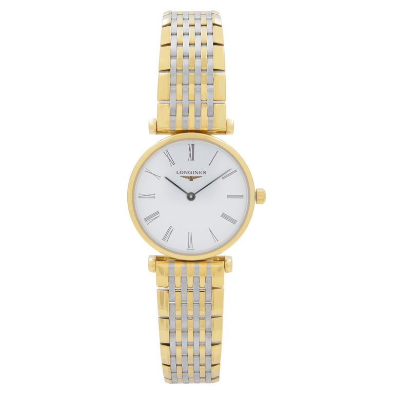 Longines La Grande Classique Steel Gold White Dial Mens Quartz Watch ...