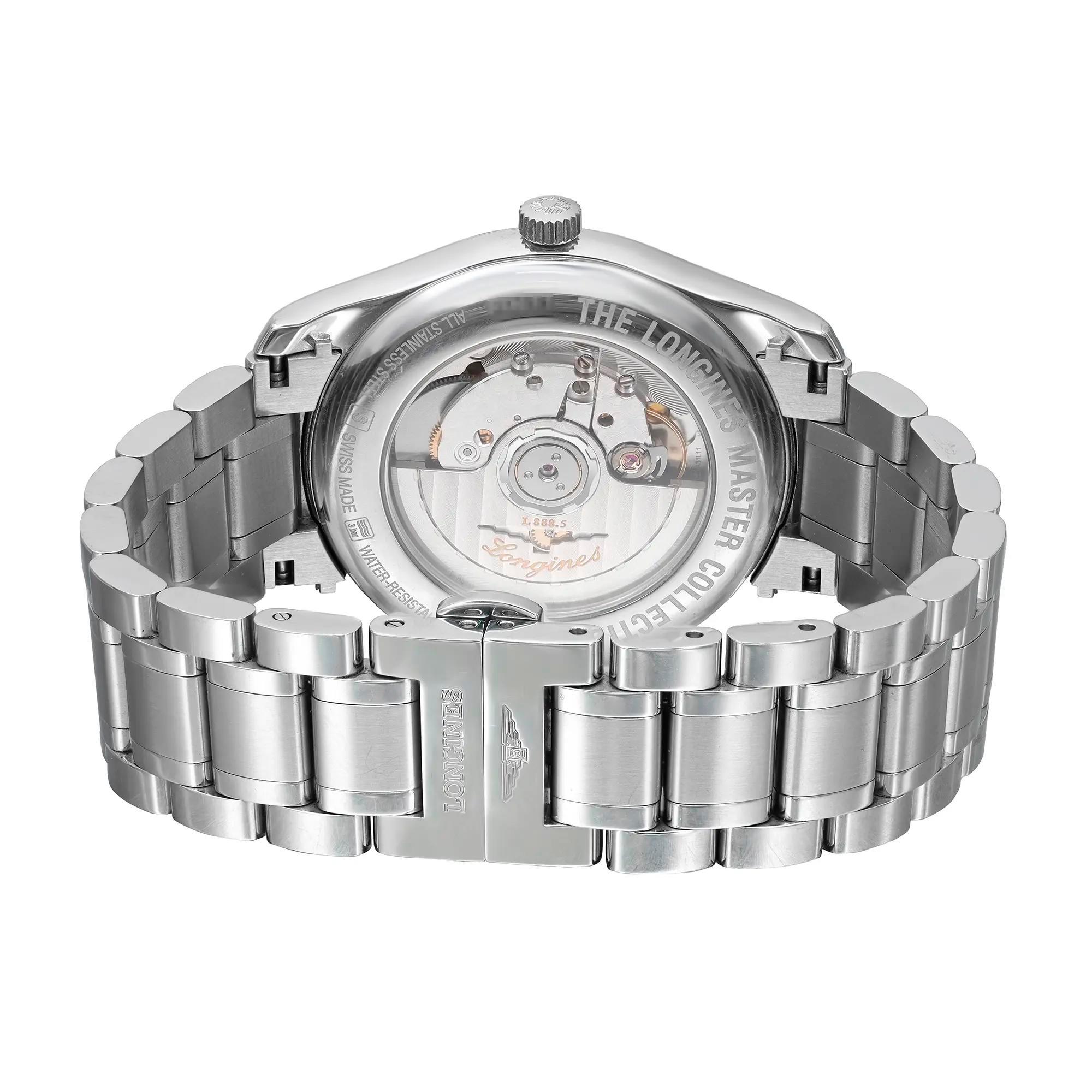 Longines Master Collection 40mm Steel Blue Dial Automatic Watch L2.793 ...