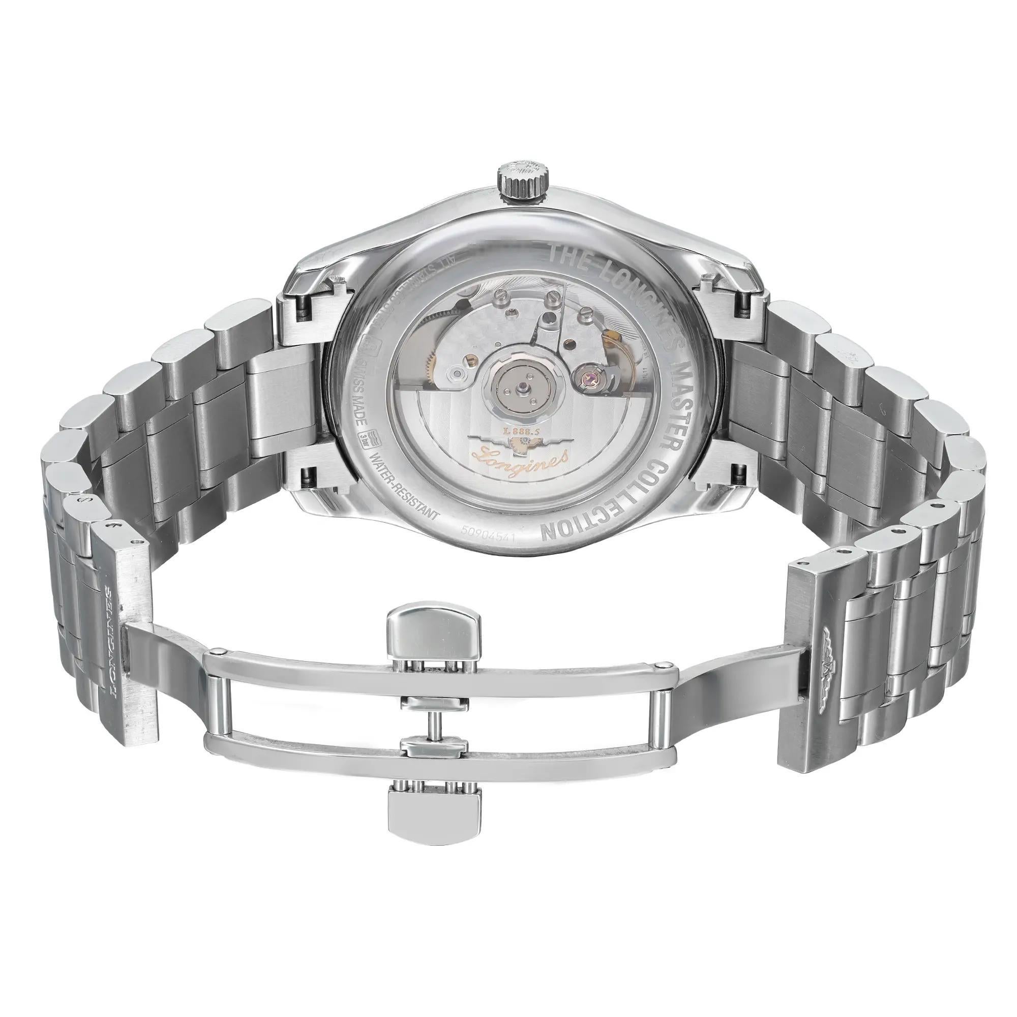 Longines Master Collection 40mm Steel Blue Dial Automatic Watch L2.793 ...