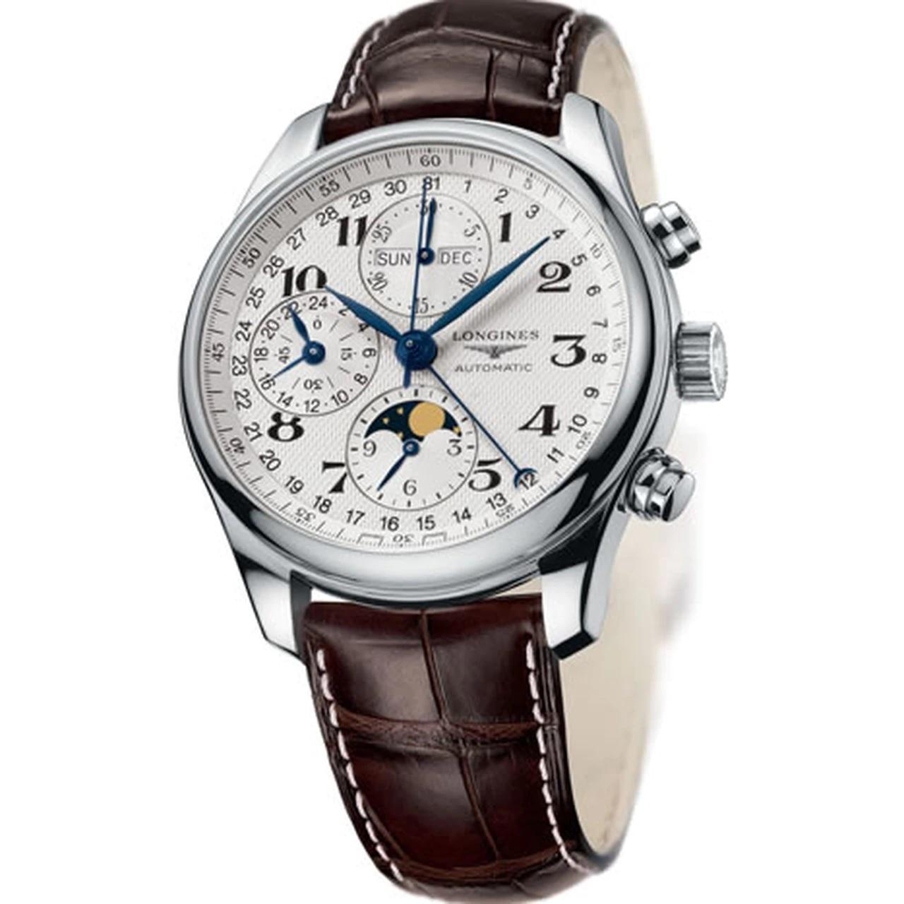 Longines Master Collection Chronograph with Moon Phase Watch L27734783 ...