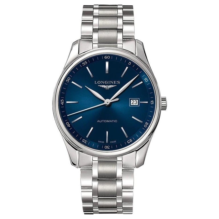 Longines Master Collection Blue Dial Automatic Men's Watch 28934926 For ...