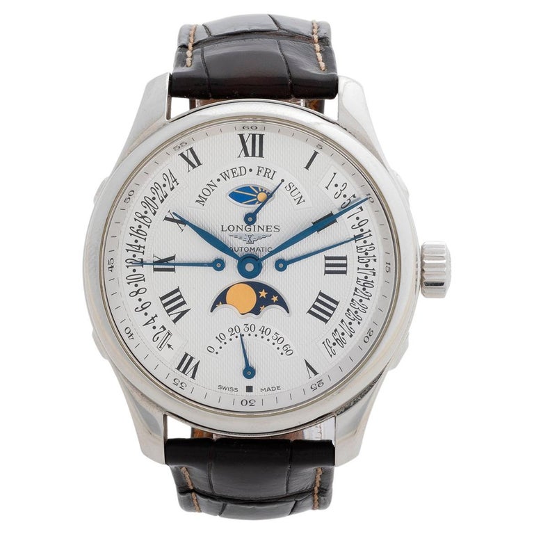 Longines Master Collection Retrograde Moonphase Ref L2.739.4,Excellent ...