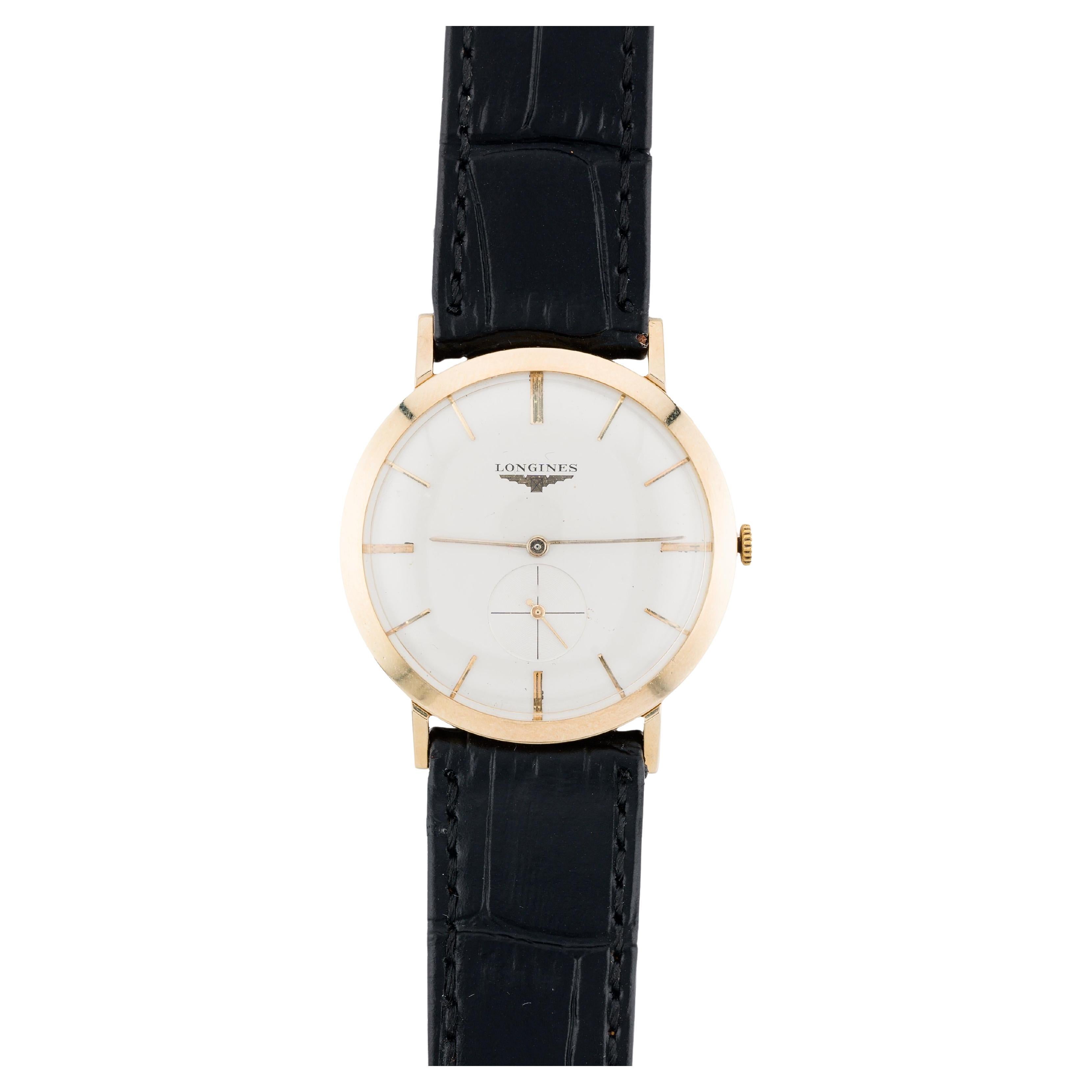Longines Vintage Calatrava Dress Wrist Watch in 14 Karat Yellow Gold ...