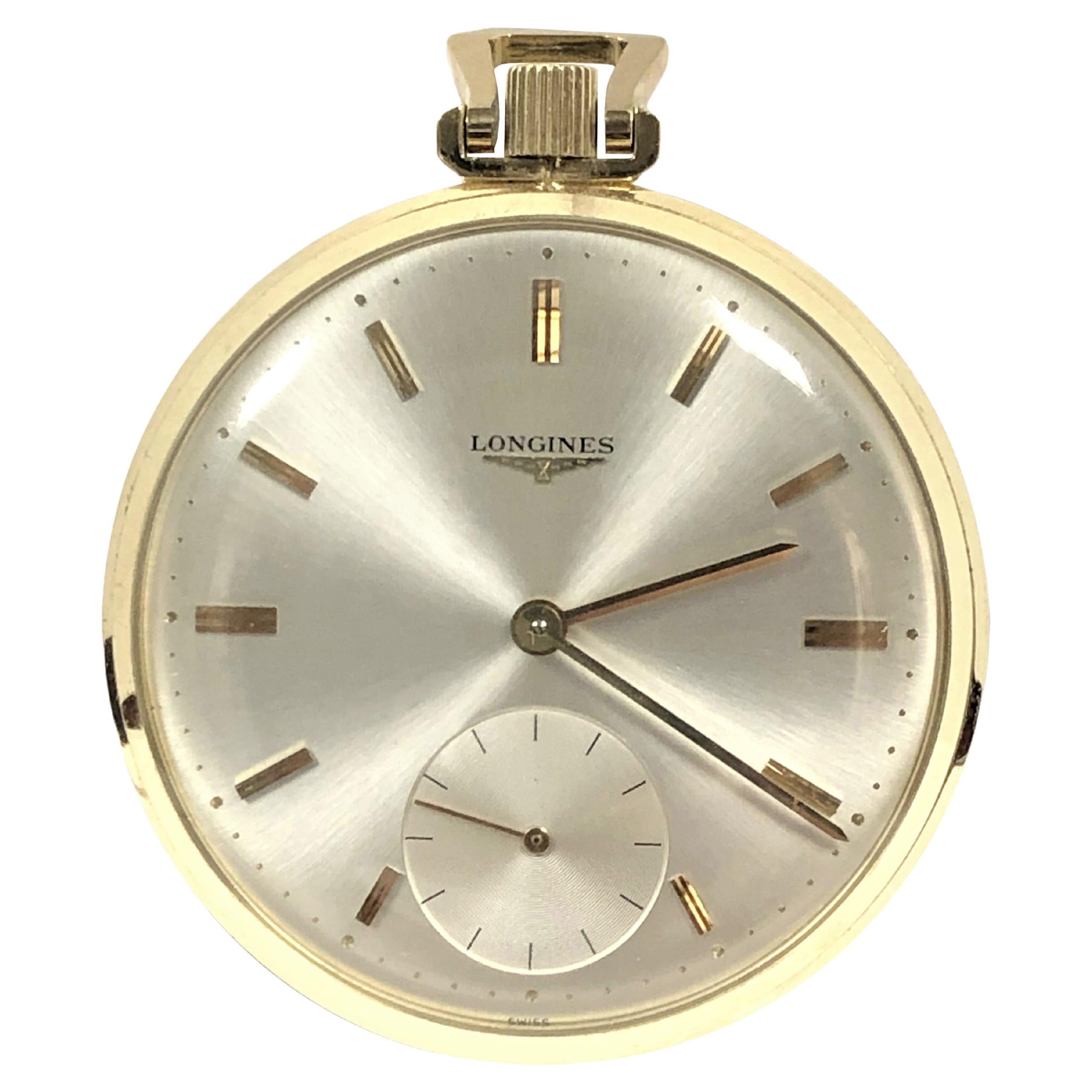 Longines Yellow Gold Chronograph Hunter Pocket Watch, circa 1921 For ...